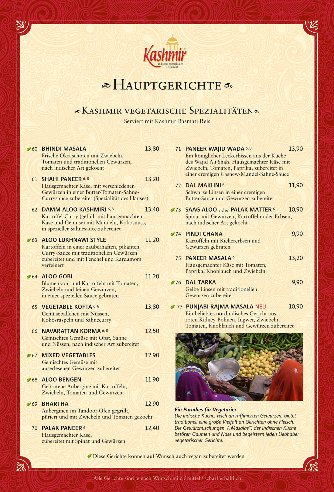 Speisekarte – kashmir-restaurant.de