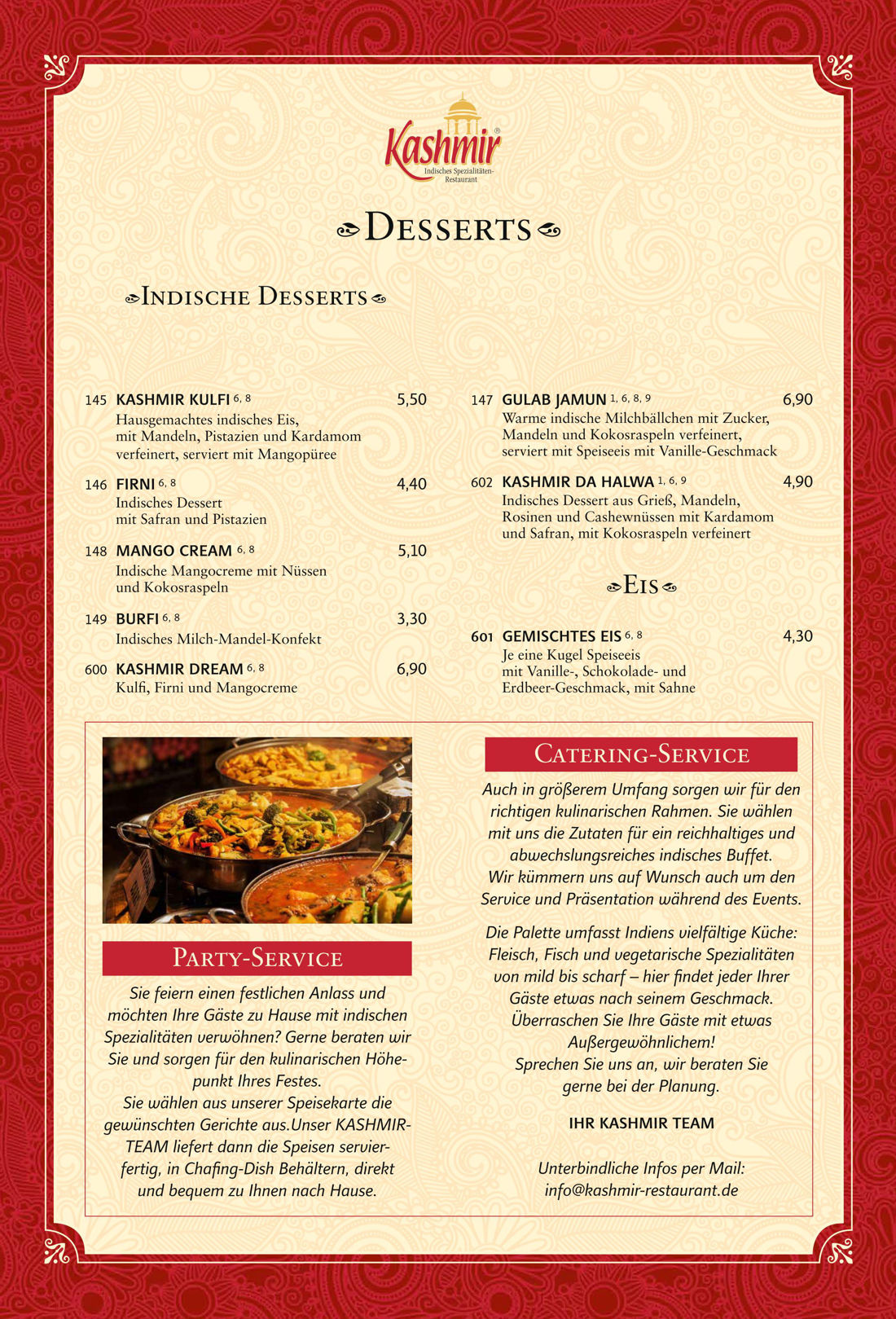 Speisekarte – kashmir-restaurant.de