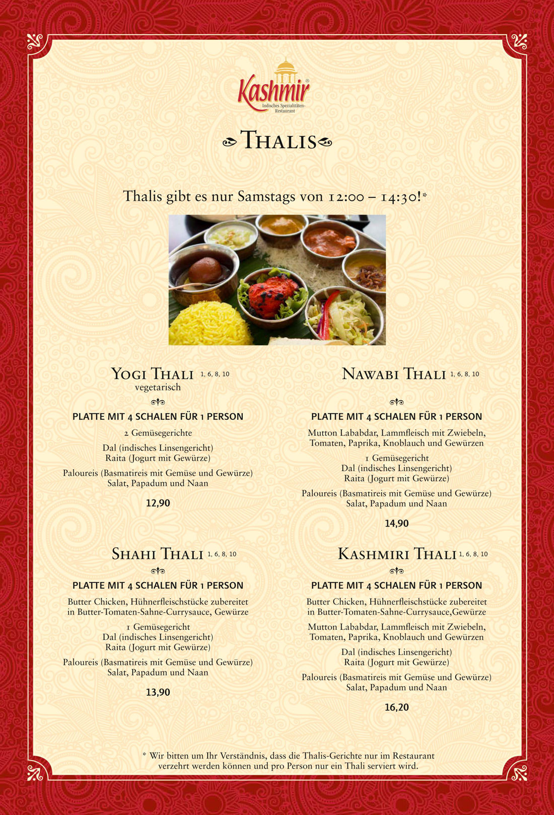 Speisekarte – kashmir-restaurant.de